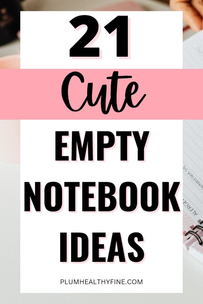 21 Cute Empty Notebook Ideas That Are Actually Productive