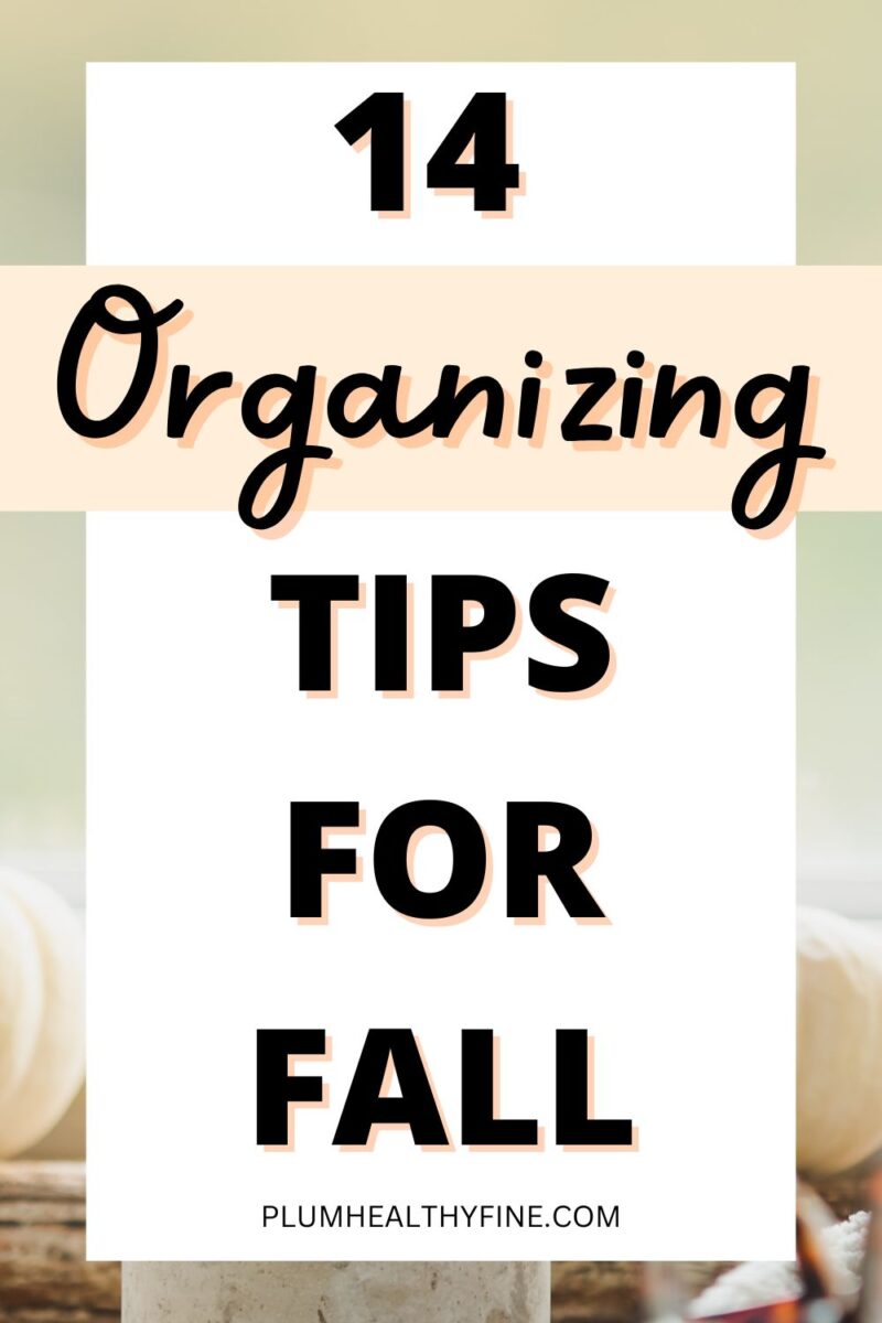 14 Best Fall Organizing Tips To Gear Up For The New Season