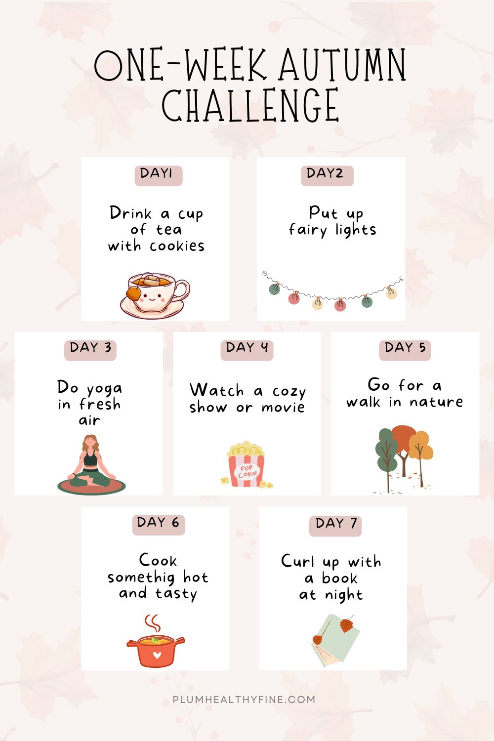 7-Day Fall Challenge To Light Up Your Heart – Plum Healthy Fine